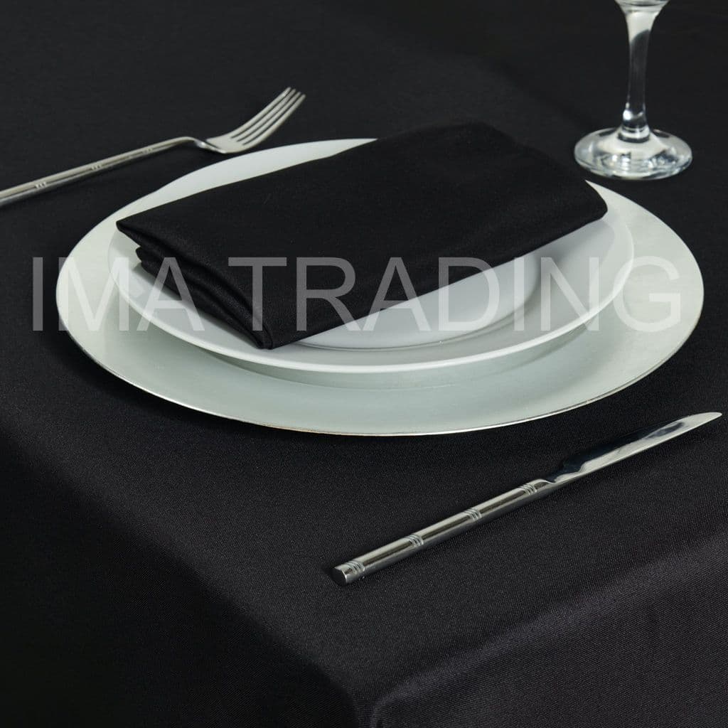 Black Linen Tablecloths for Weddings | Wholesale Black Table Linen UK ...