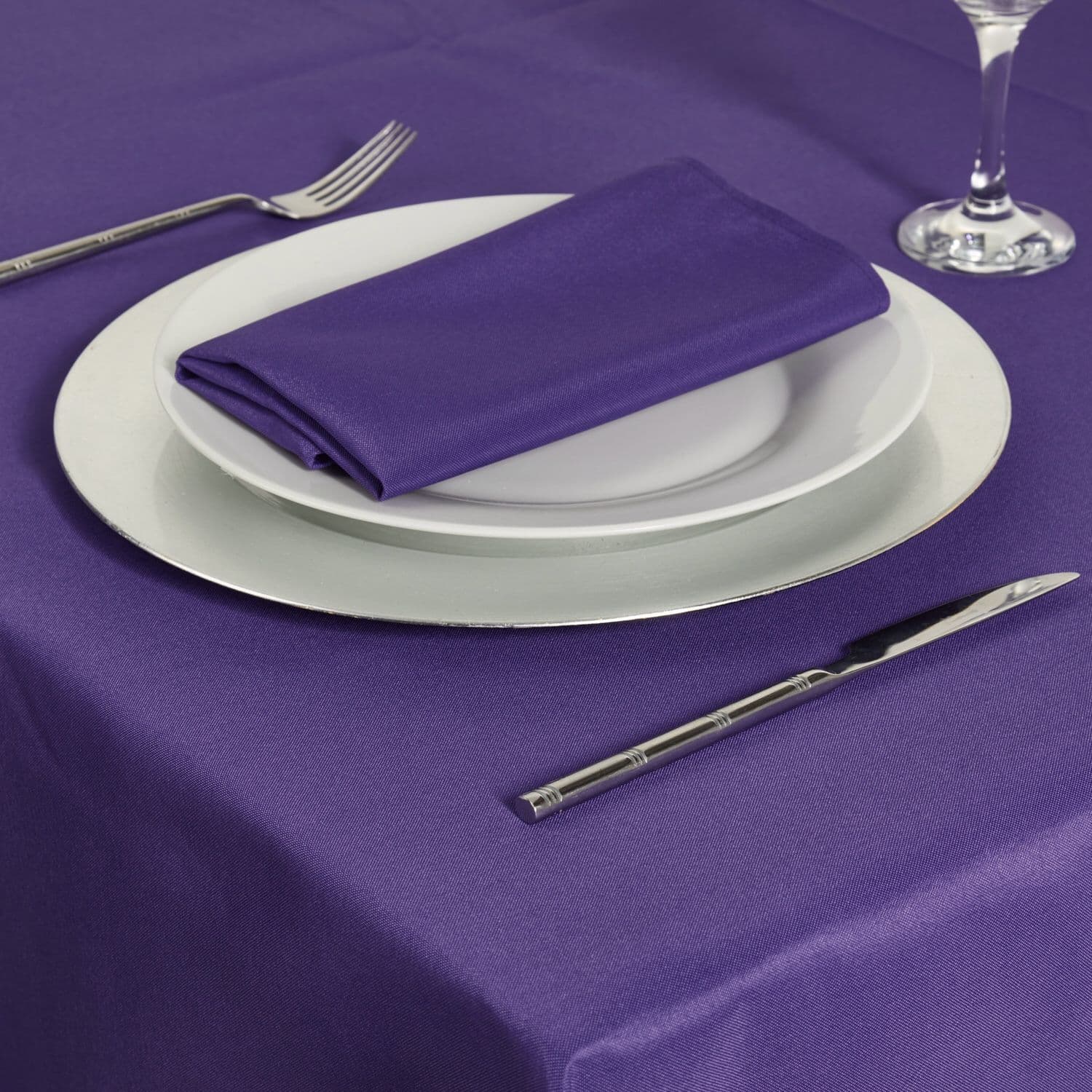 Vintage Tablecloths | Cadbury's Purple Color Tablecloth | IMA Trading ...