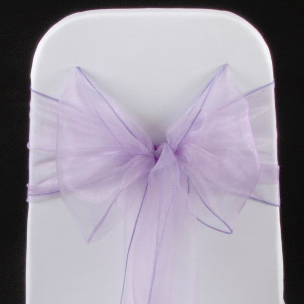 LAVENDER ORGANZA SASH 23cm – IMA Trading Ltd