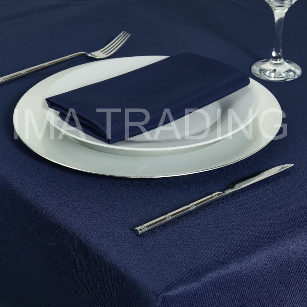 NAVY TABLECLOTH 178 cm x 275 cm / 70& x 108& – IMA Trading Ltd